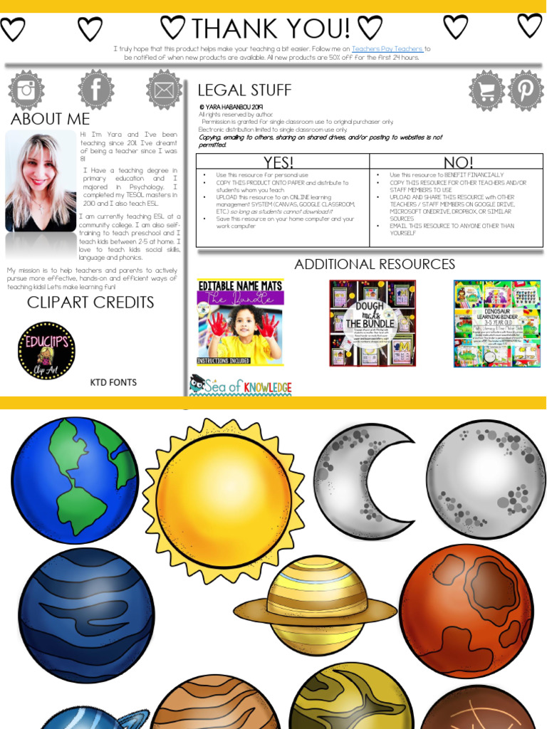 Paper Plate Solar System Craft | PDF | English As A Second Or Foreign ...