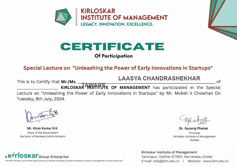 E Certificate | PDF