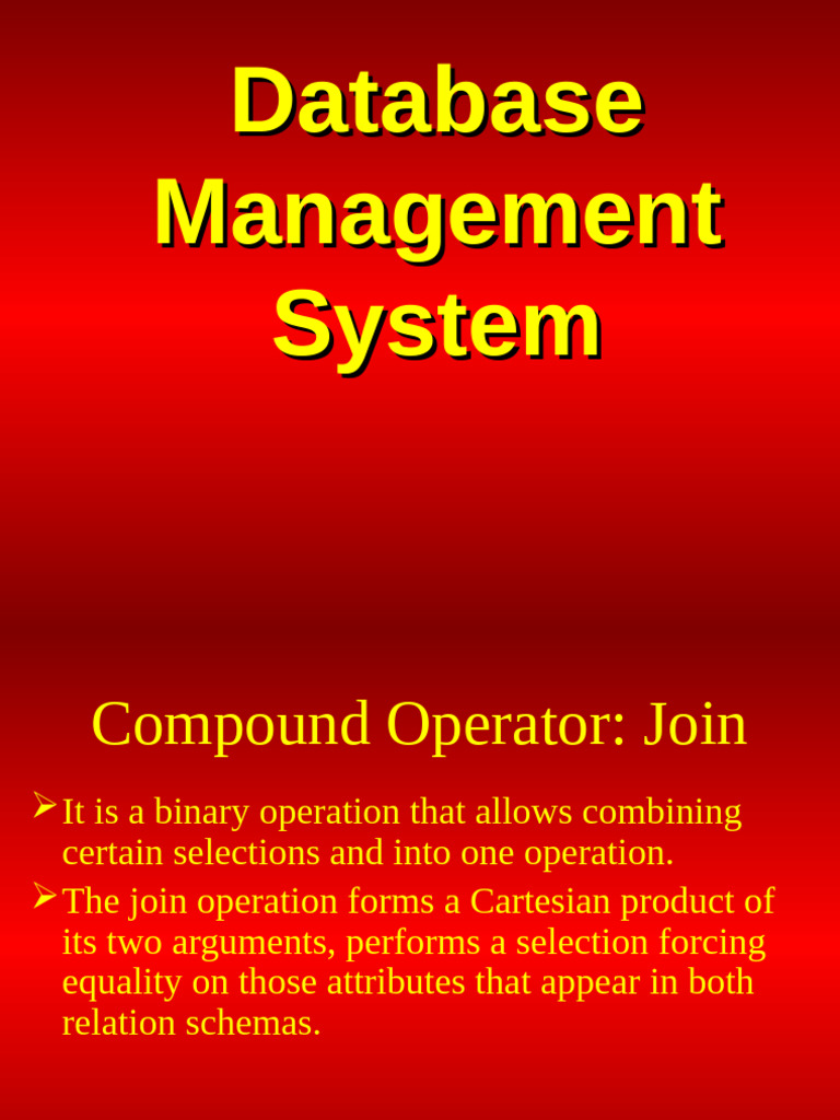 Lec 9 - DS - Database Management System Types of Join | PDF | Computer Programming | Data Model