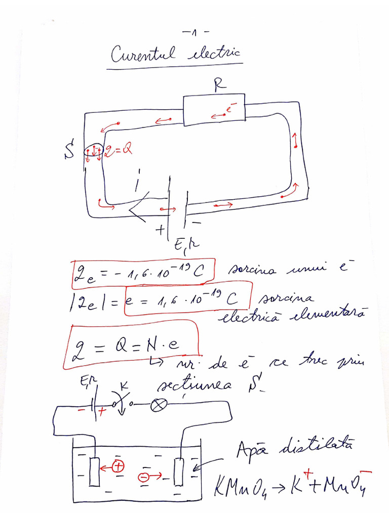 Curentul Electric | PDF