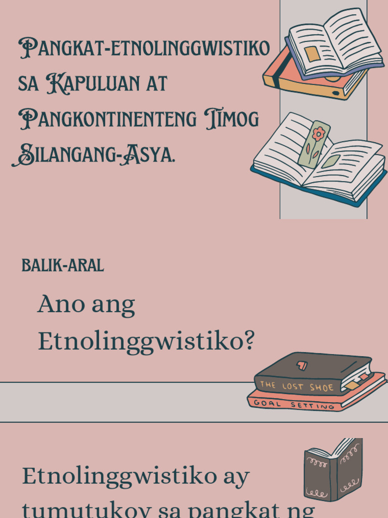 Pangkat-Etnolinggwistiko Sa Kapuluan at Pangkontinenteng Timog ...