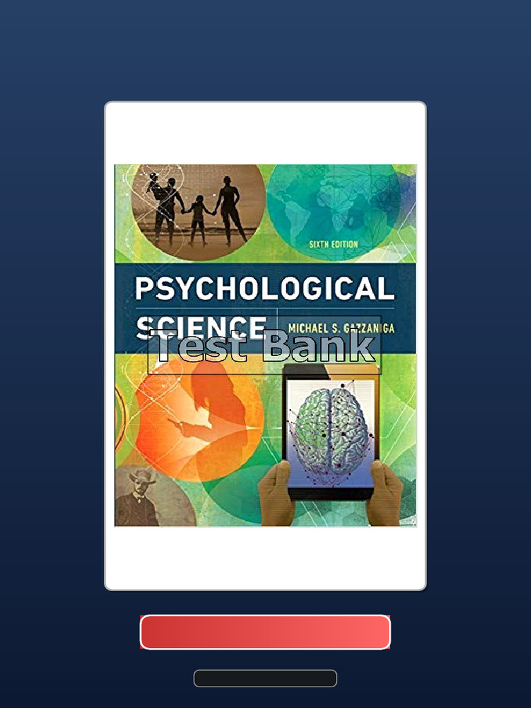 Complete Bundle Psychological Science 6th Edition Gazzaniga | PDF ...