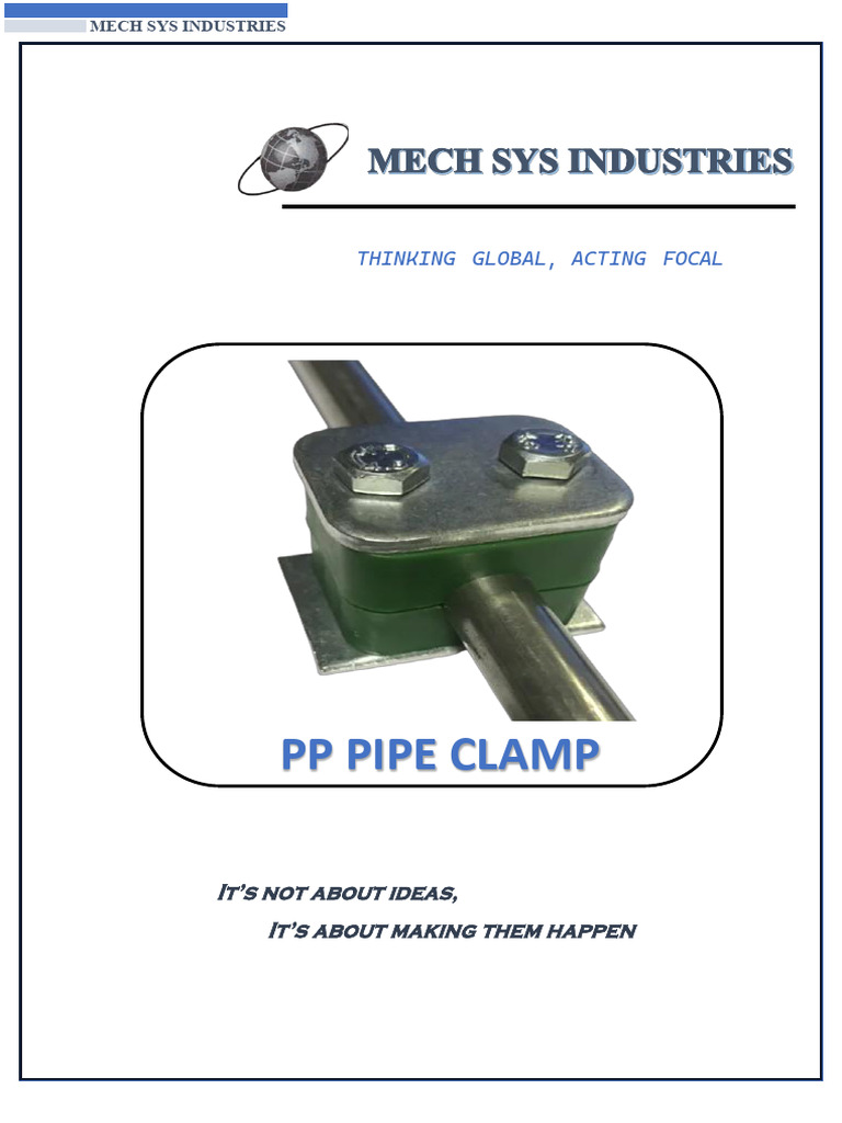Pipe Clamp | PDF | Pipe (Fluid Conveyance) | Building Engineering