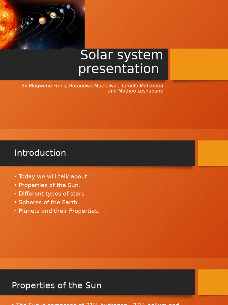 Solar System Overview: Sun, Stars, Planets | PDF | Earth | Atmosphere