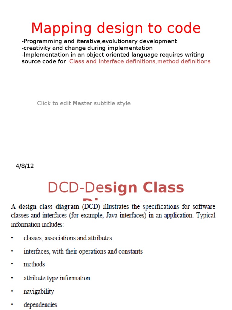 Mapping Design Patterns To Object Oriented Code Through Iterative Development And Testing Pdf