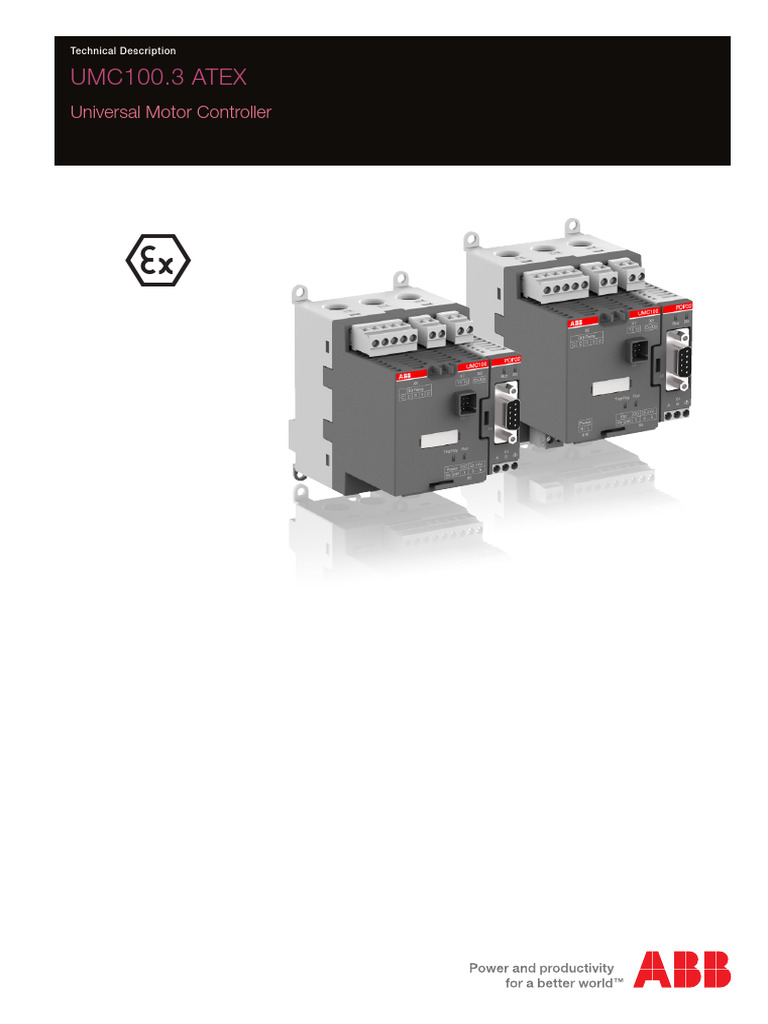 UMC100.3 ATEX Motor Controller Guide | PDF | Power Supply | Relay