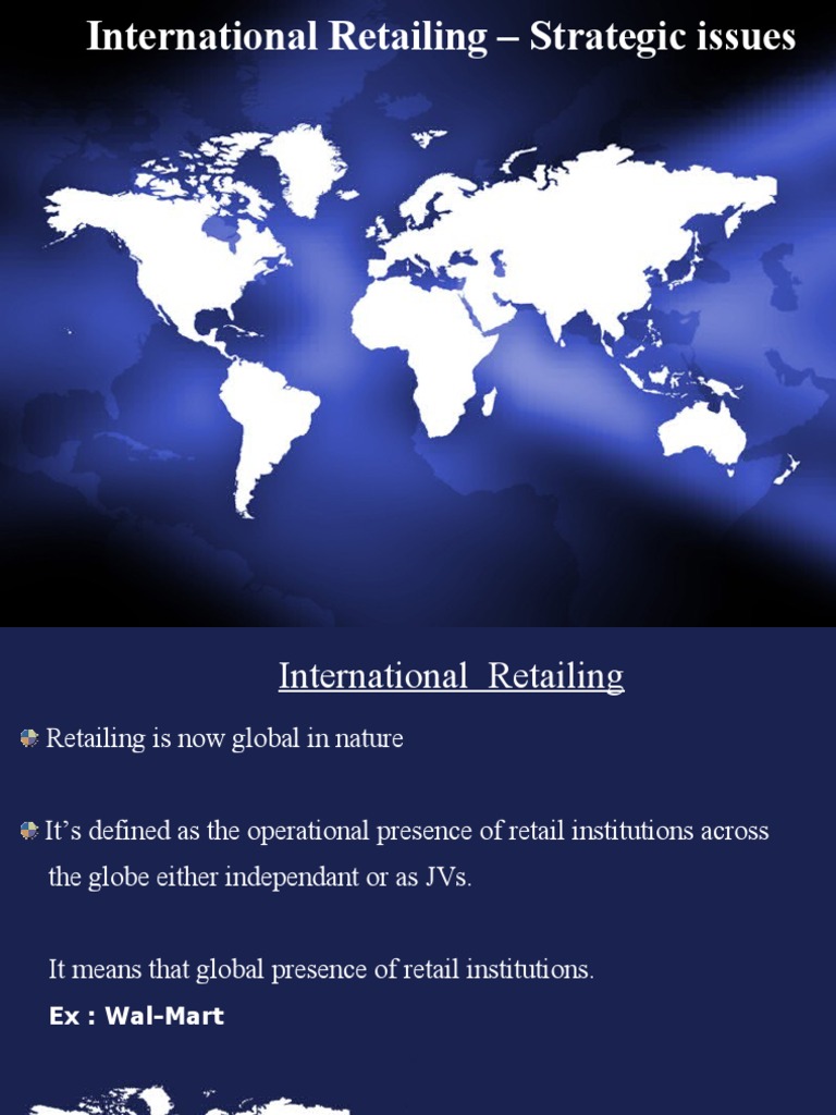 International Retailing | PDF | Retail | Competitive Advantage