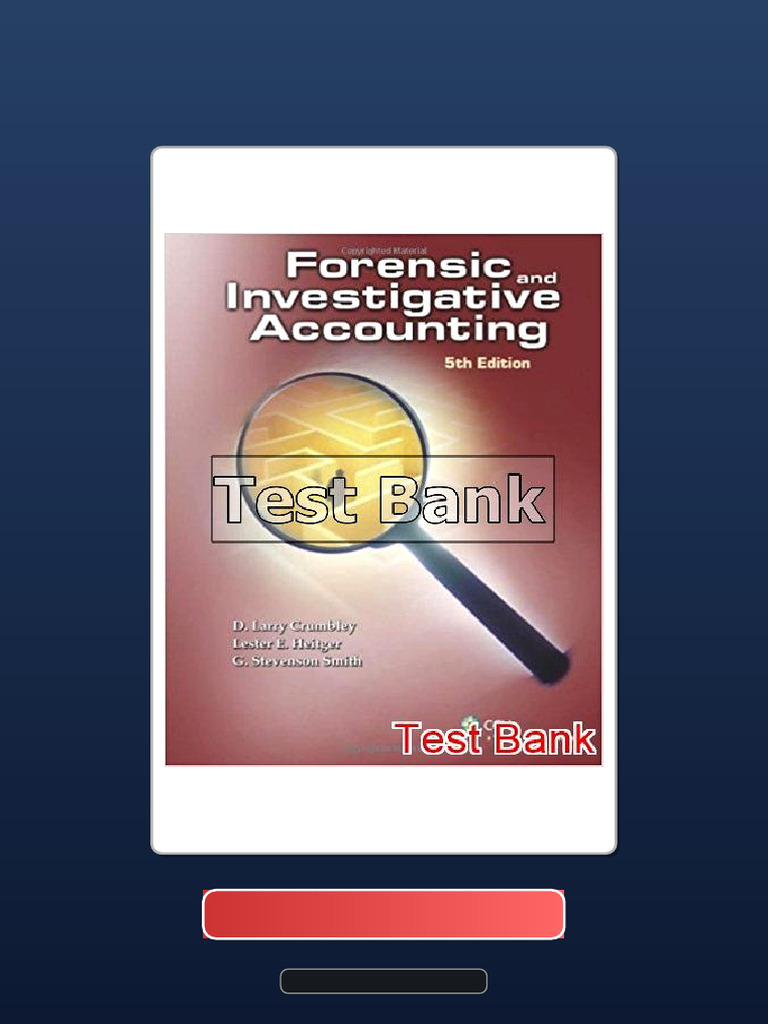 Forensic Investigative Accounting 5th Edition Grumbley Digital Access ...