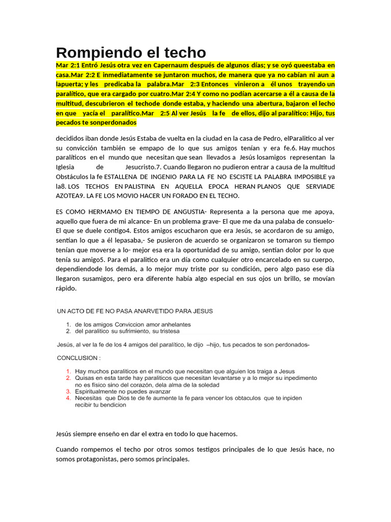 Rompiendo El Techo | PDF | Jesús | Creencia religiosa y doctrina