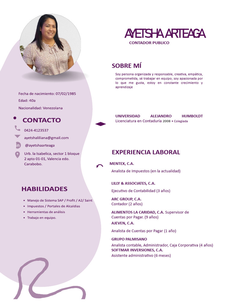 Curriculum Ayetsha 2025 Mayo 2025 | PDF