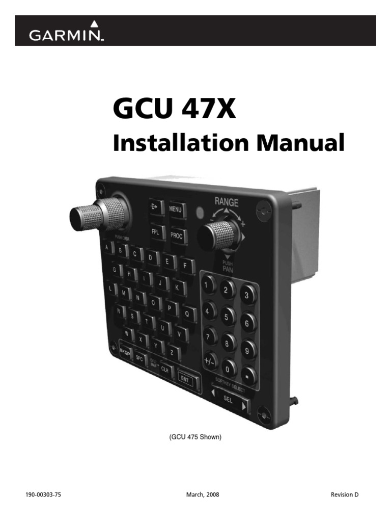 GCU 47X Installation Manual Guide | PDF | Electrical Connector ...