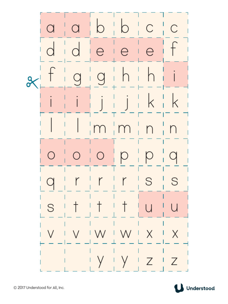 Color-Coded Word Building Tiles Understood | PDF