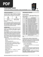 Manual do Controlador Novus N1200 | PDF | Entrada/Saída | Potência (Física)