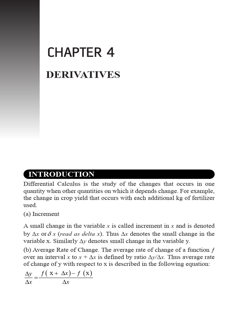 Business Mathematics (p96-123) | PDF | Derivative | Function (Mathematics)