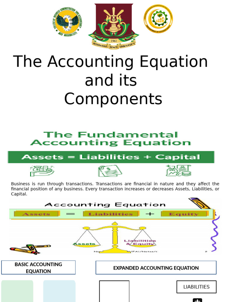 2 Star Accounting Equation | PDF | Debits And Credits | Bookkeeping
