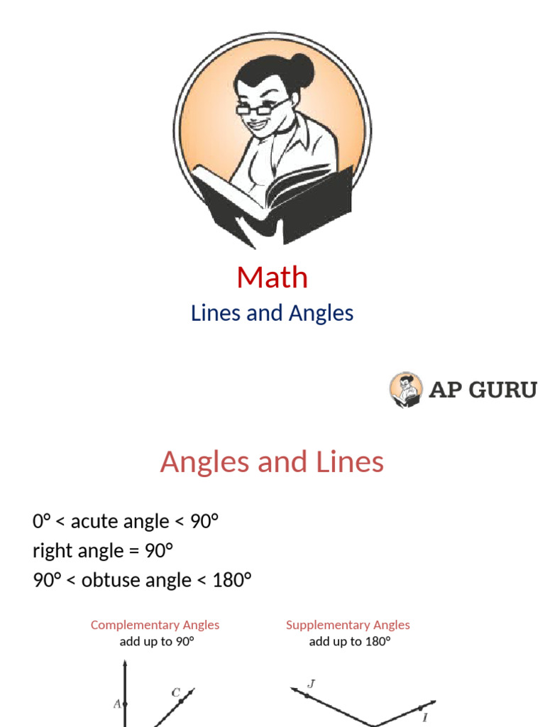 Lines and Angles | PDF