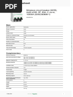 Product Datasheet: Miniature Circuit Breaker - iK60N - 1P - 6 A - C ...