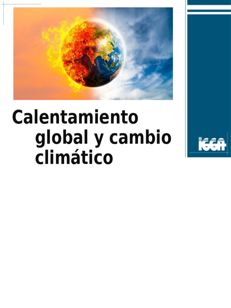 Presentación - Calentamiento Global y Cambio Climático Igga | PDF ...