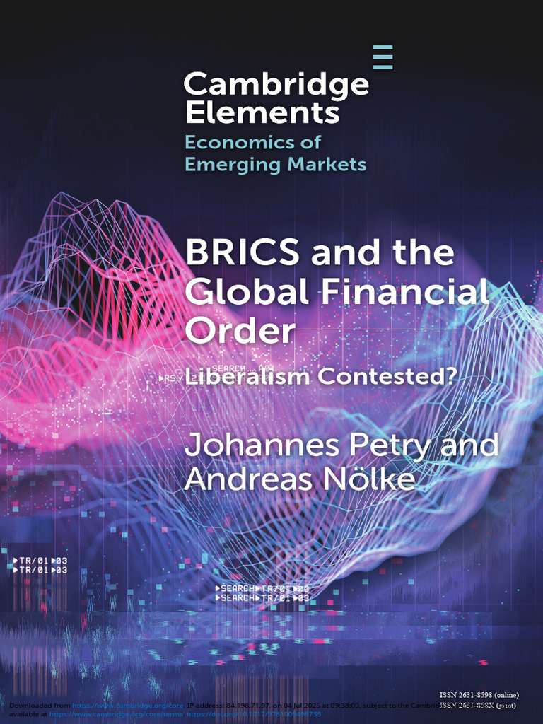 Brics and The Global Financial Order | PDF | Bric | Balance Of Payments