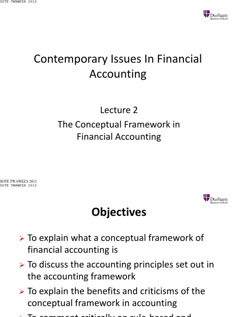 The Conceptual Framework in Financial Accounting | PDF | Financial ...