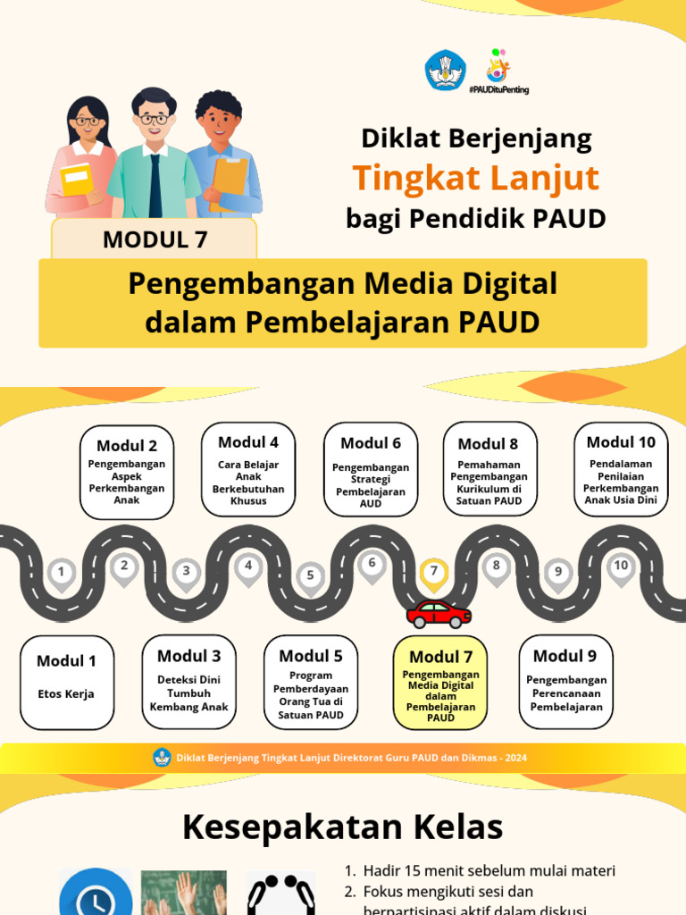 Dikjut - Modul 7 - Pengembangan Media Digital Dalam Pembelajaran PAUD | PDF