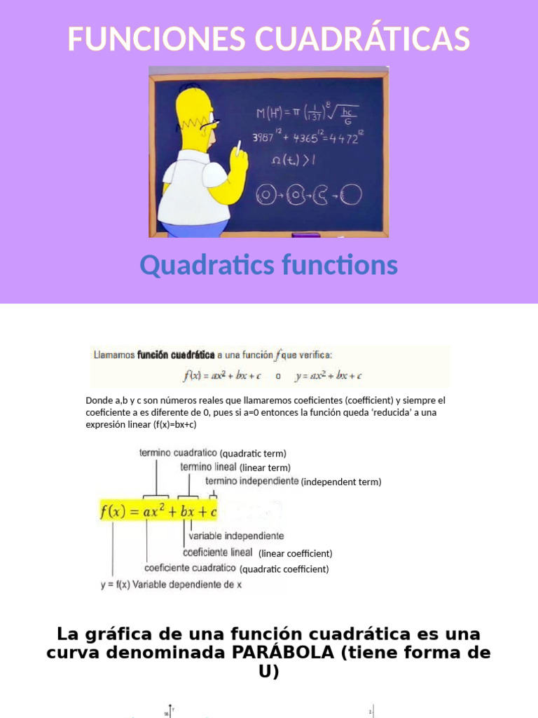 Funciones Cuadráticas 3°LM | PDF | Ecuación cuadrática | Matemática ...