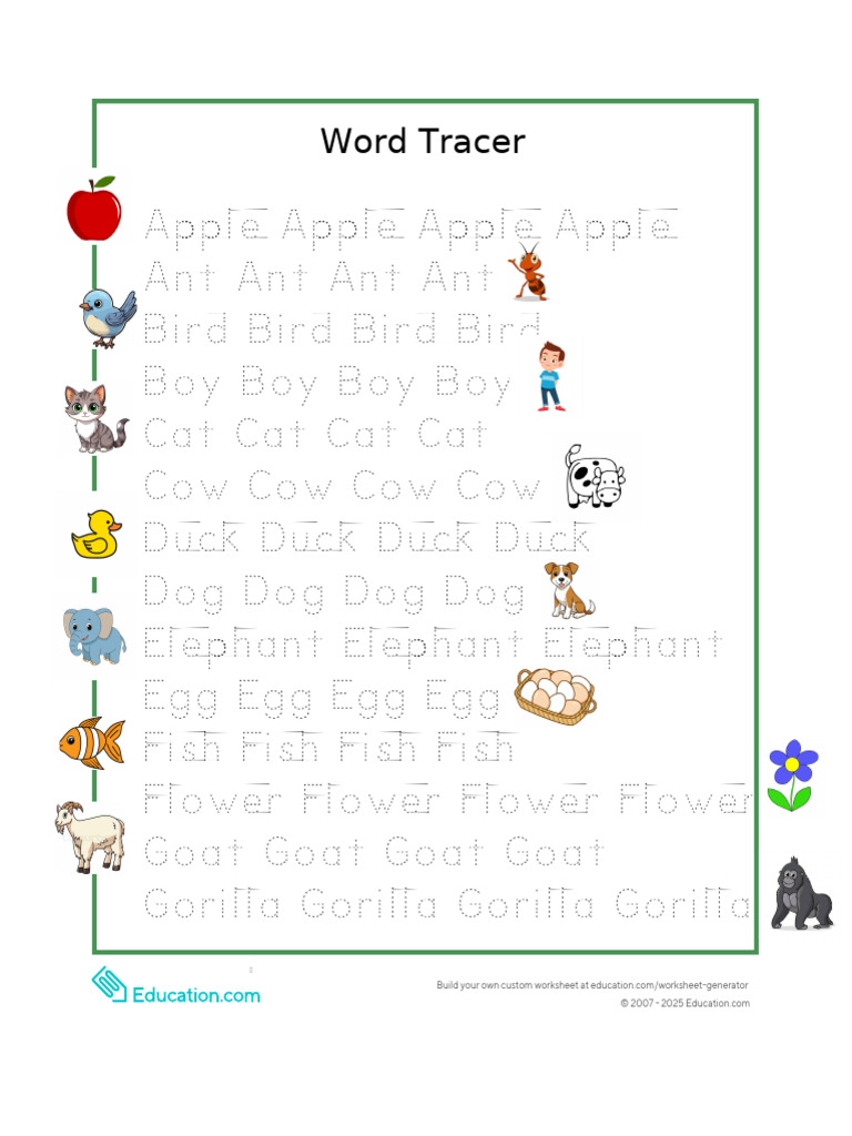 Word Tracer | PDF
