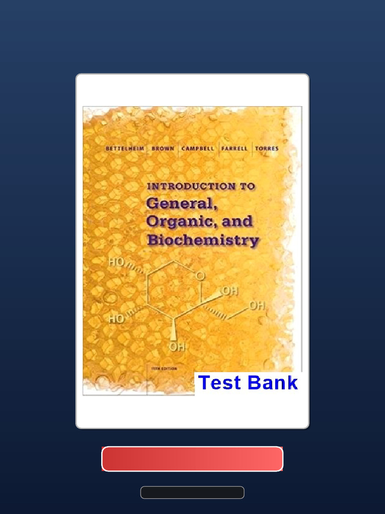 Complete Bundle Introduction To General Organic and Biochemistry 11th ...
