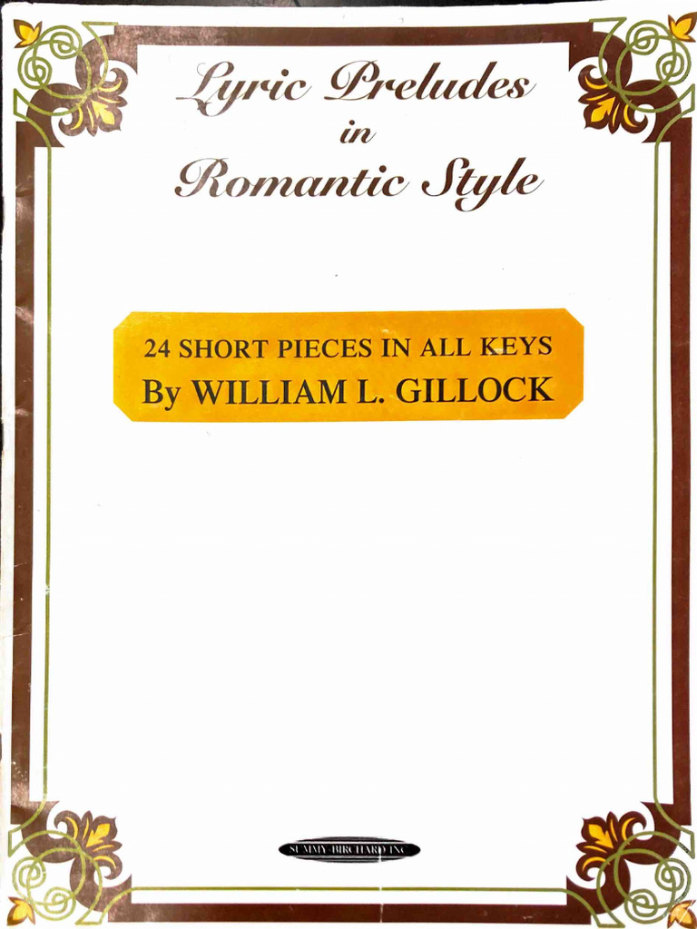 Gillock - Lyric Prelude in Romantic Style | PDF