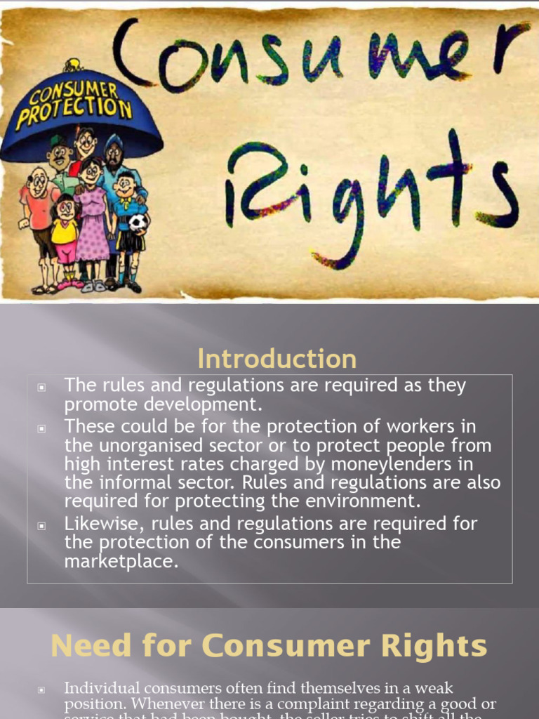 Understanding Consumer Rights in India | PDF | Consumer Protection ...