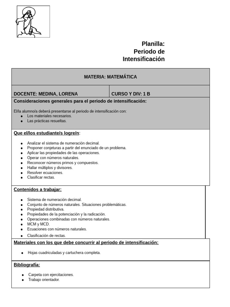 Intensificación en Matemática 1B | PDF | Número natural | Exponenciación