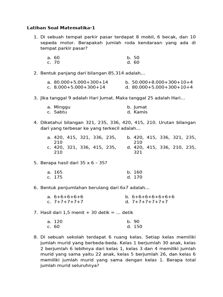 Latso MATH - 1 | PDF