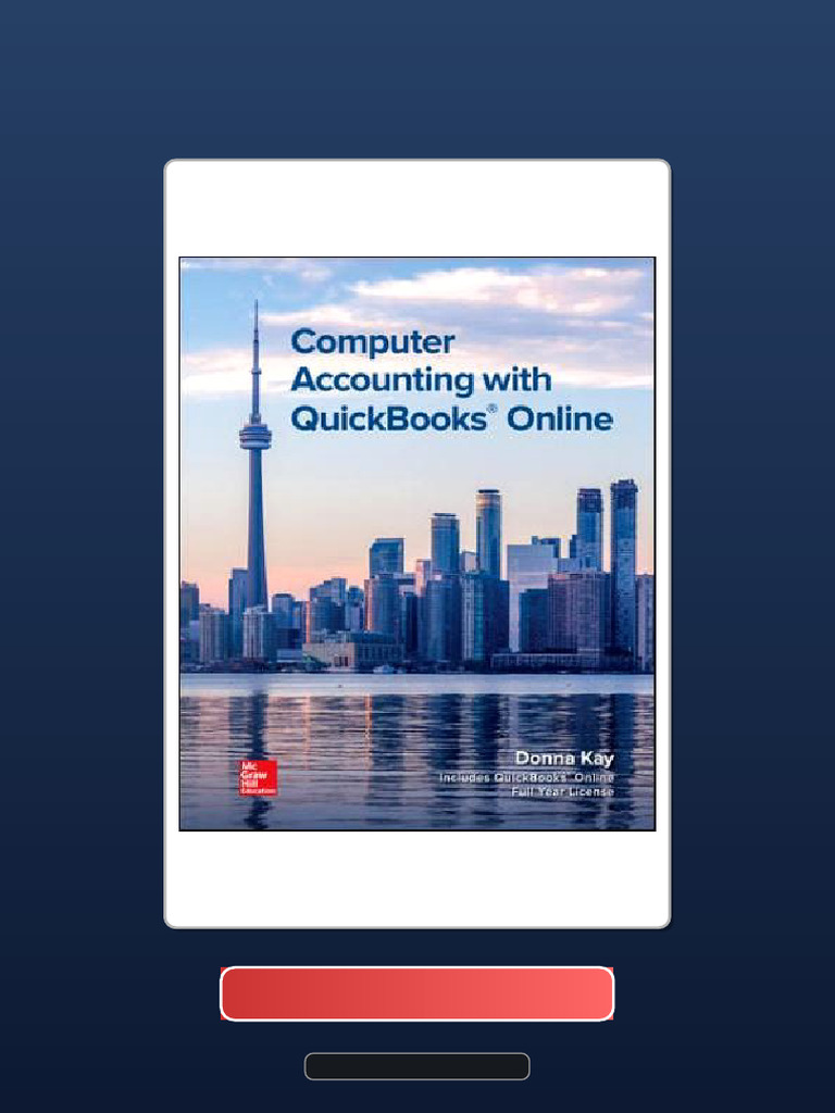 Complete Bundle Computer Accounting With QuickBooks Online 1st Edition Kay HQ File | PDF ...