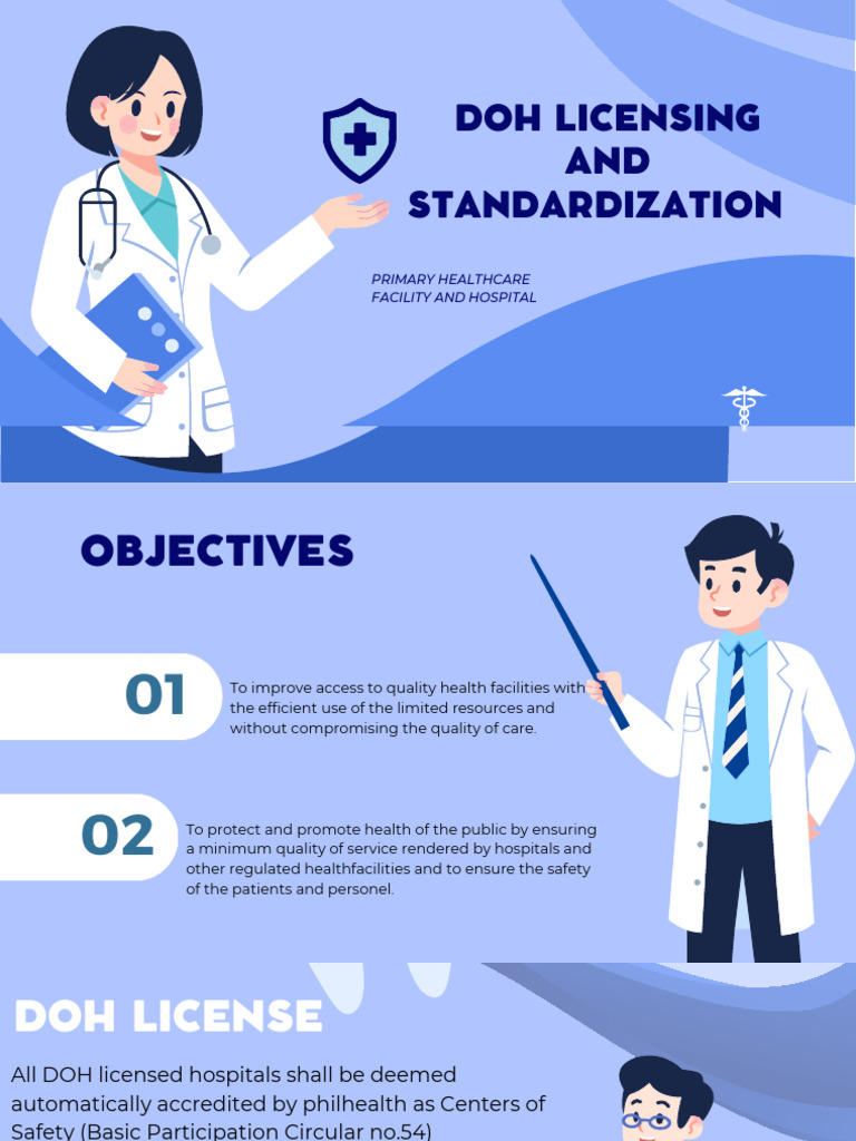 DOH Licensing of Primary Health Care Facility and Hospitals | PDF ...