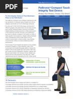 Integritest 5 Instrument: Specifications Sheet | PDF | Regulatory ...
