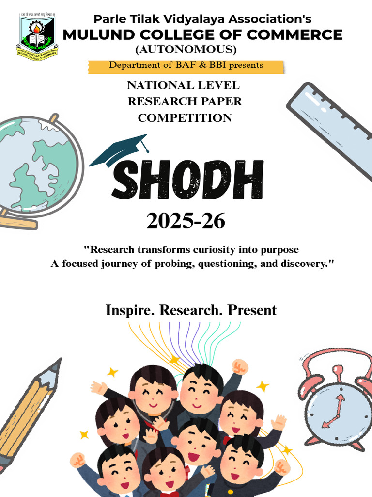 Shodh 2025-26 Research Competition | PDF