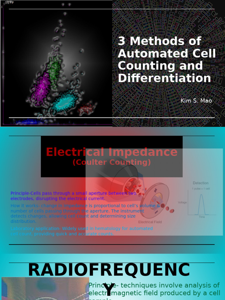 3 Methods of Automated Cell Counting and | PDF