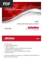 Análisis de Sistemas de Medición MSA | PDF | Medición | Estadísticas