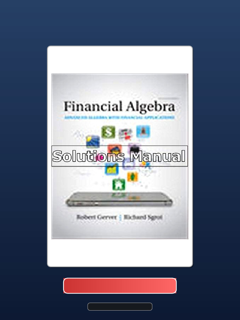 Financial Algebra Advanced Algebra With Financial Applications 2nd ...