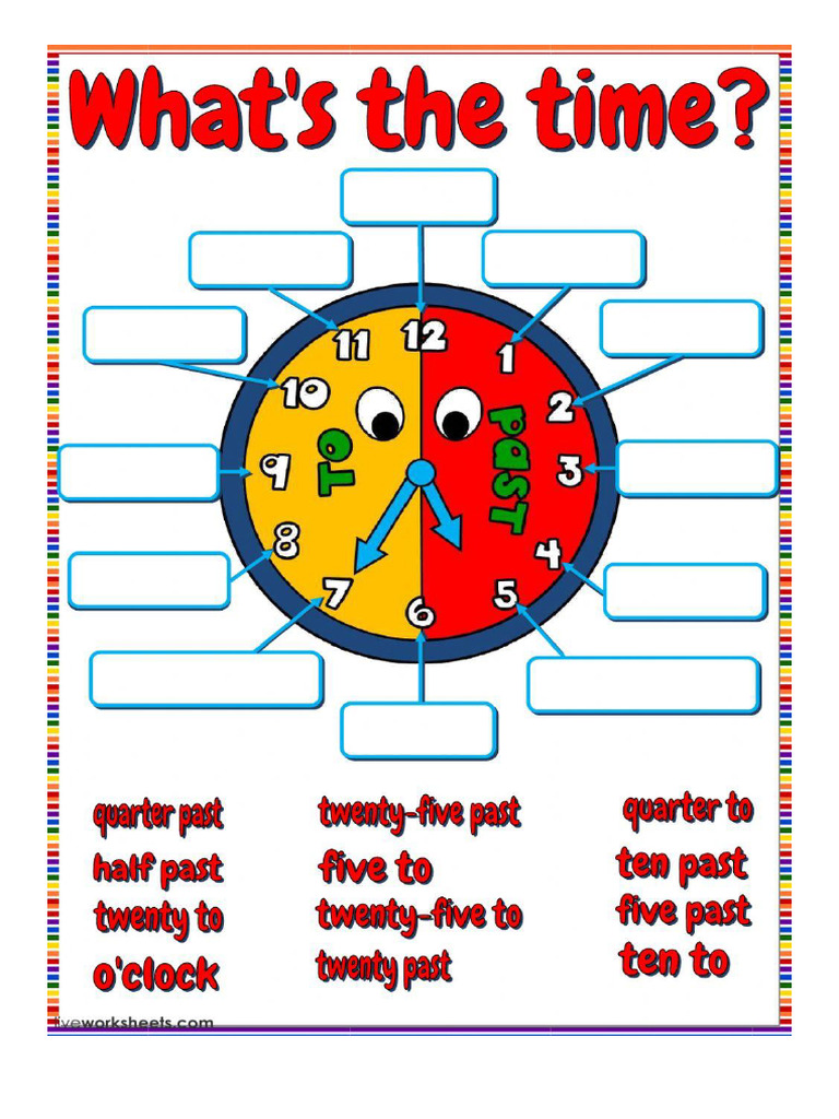 LKPD What Is The Time | PDF