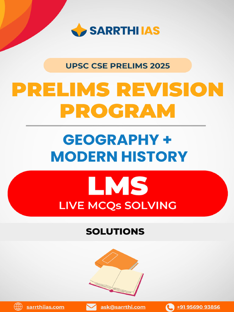 LMS-15 Geography & MIH - Solutions - 18th Feb Jaat Devta | PDF | Soil ...