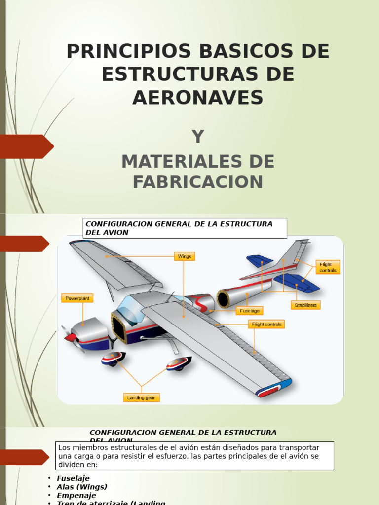 Estructuras y Materiales de Aeronaves | PDF | Aleación | Avión