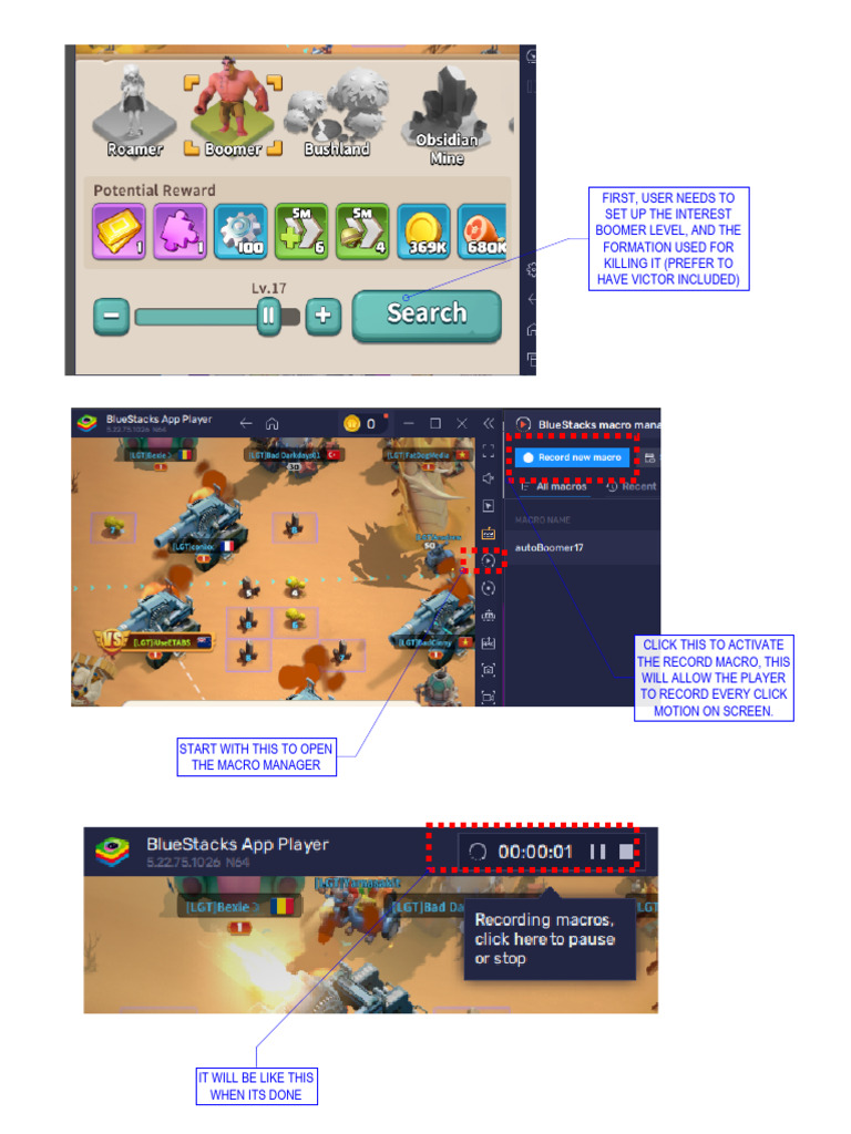 Auto Boomer Using Blue Stack 5 | PDF