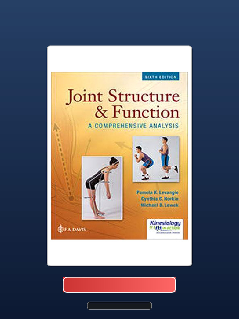 Complete Bundle Joint Structure and Function Comprehensive Analysis 6th Edition Levangie HQ File ...