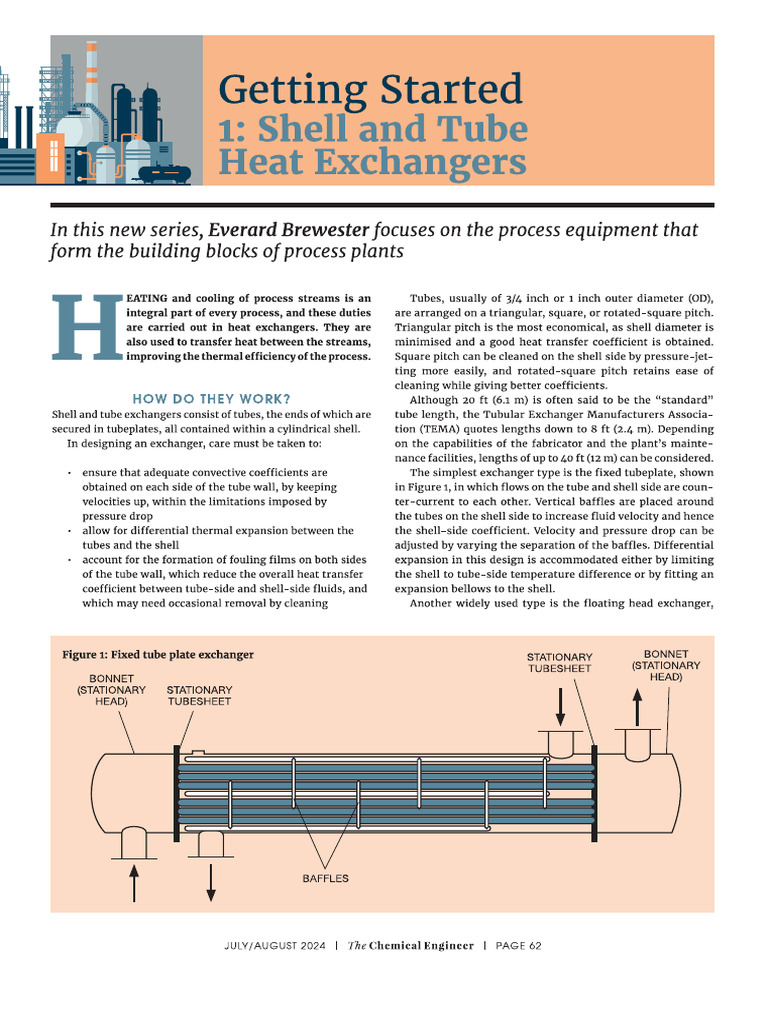 Shell and Tube Heat Exchangers | PDF