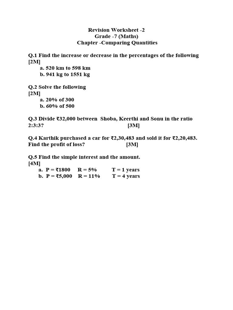 Comparing 20quantities W 2 PDF | PDF