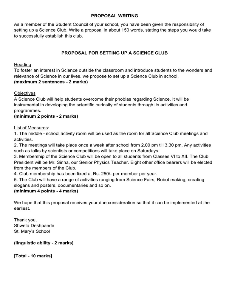 Proposal Writing | PDF