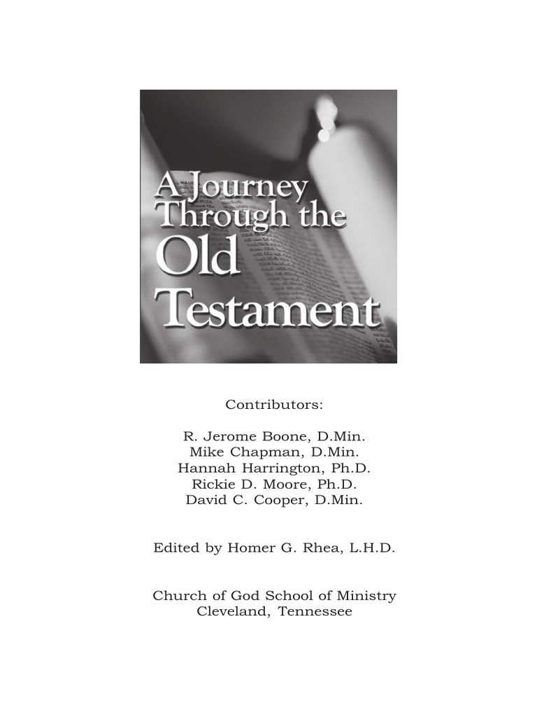 Old Testament Textbook Overview | PDF | Torah | Genesis Creation Narrative