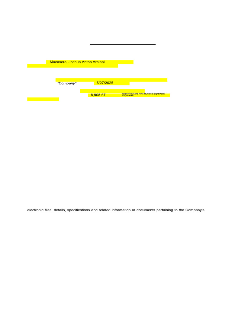 Quitclaim Form - Vcustomer Cebu - Macasero, Joshua Anton | PDF ...