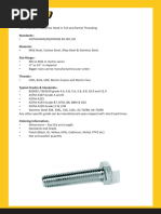 British Standard Cycle Thread Chart | PDF | Machining | Metalworking
